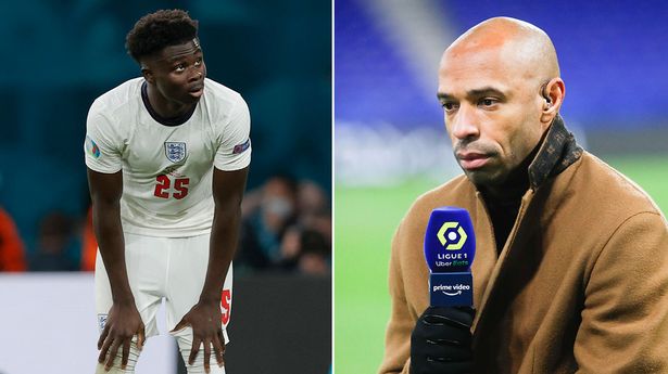 Thierry Henry révèle son message à Bukayo Saka après la finale de l'Euro 2020
