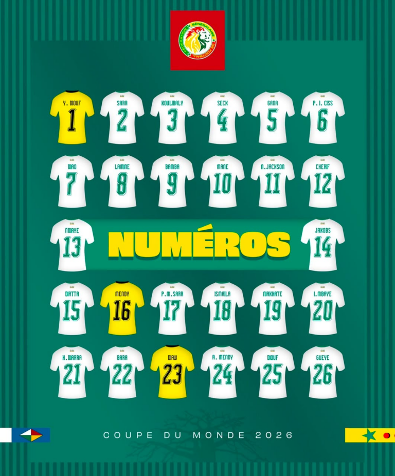 Official: The FSF Reveals the Jersey Numbers of the 26 Lions for the ...